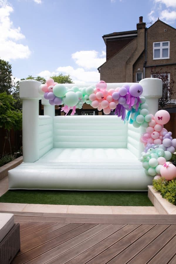 Meet Our New Pastel Bouncy Castles » Muddy Boots Sleepover Parties